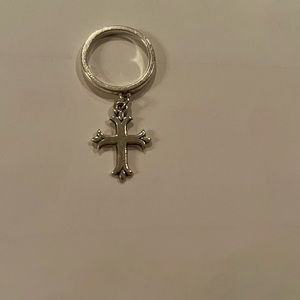 James Avery | Accessories | Retired Sterling James Avery Fleuree Cross Dangle Ring | Poshmark